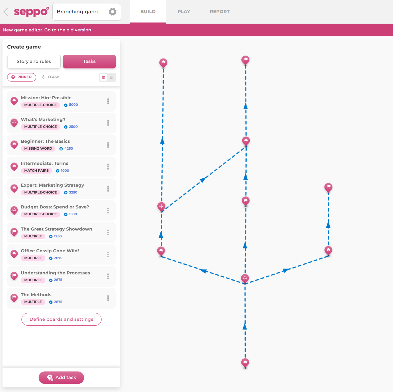 Branching game paths - Seppo.io